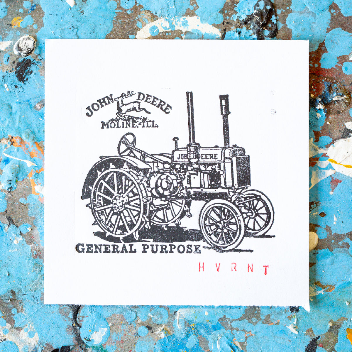 "General Purpose" $5 Block Print - Vintage Letterpress Plate – HVRNT